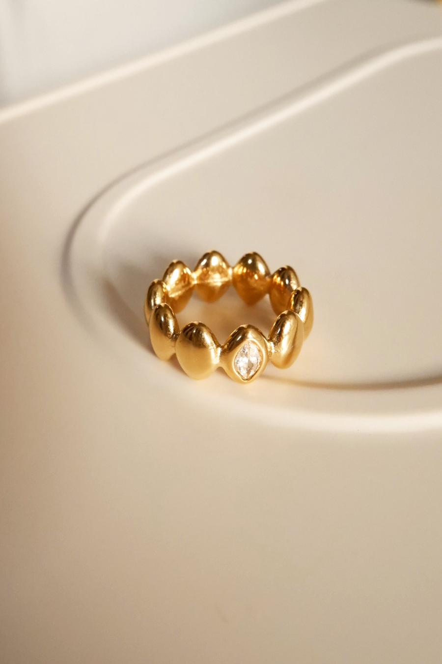 Gold plated ring – Lula by Linda
